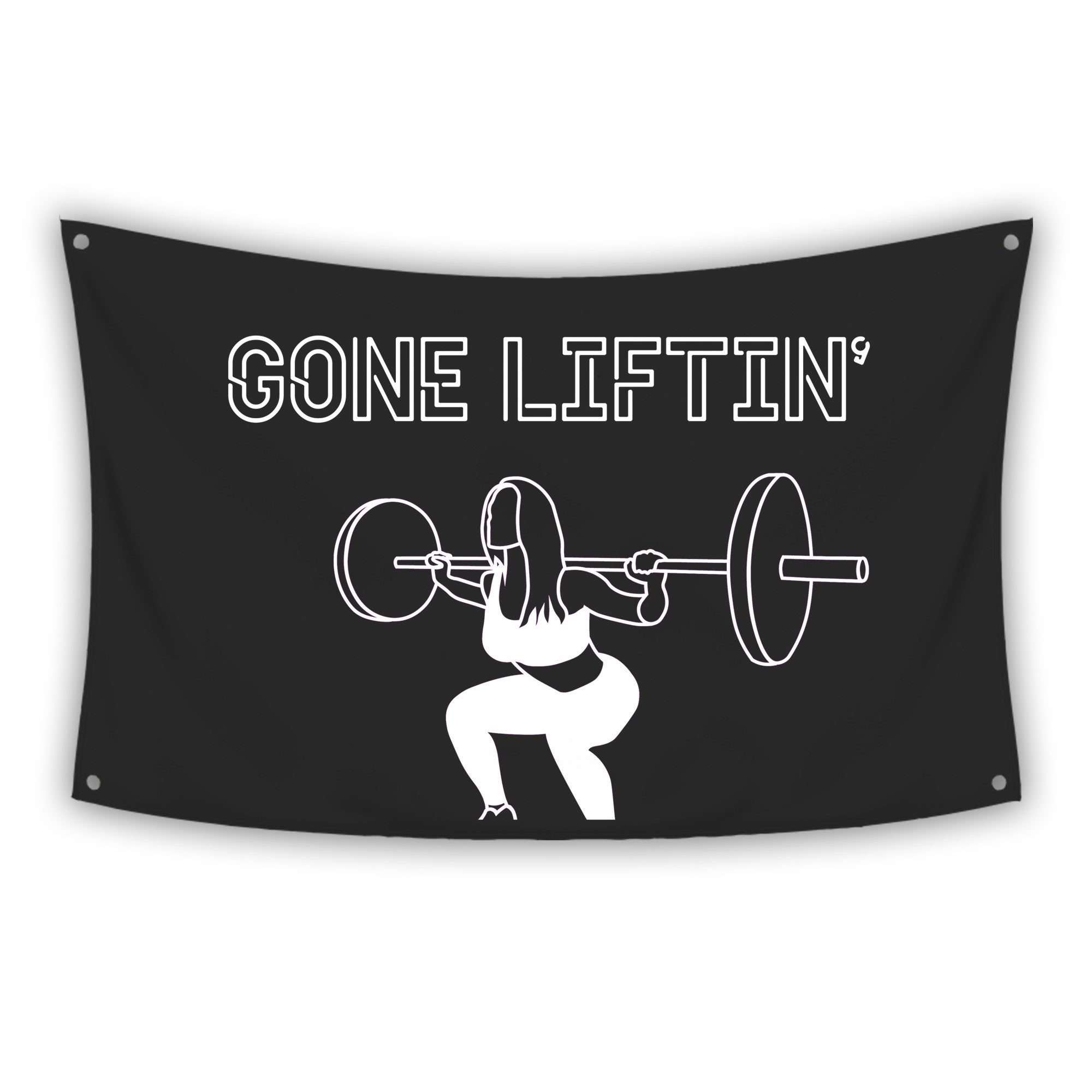 GONE LIFTIN' Flag – BabeFlag